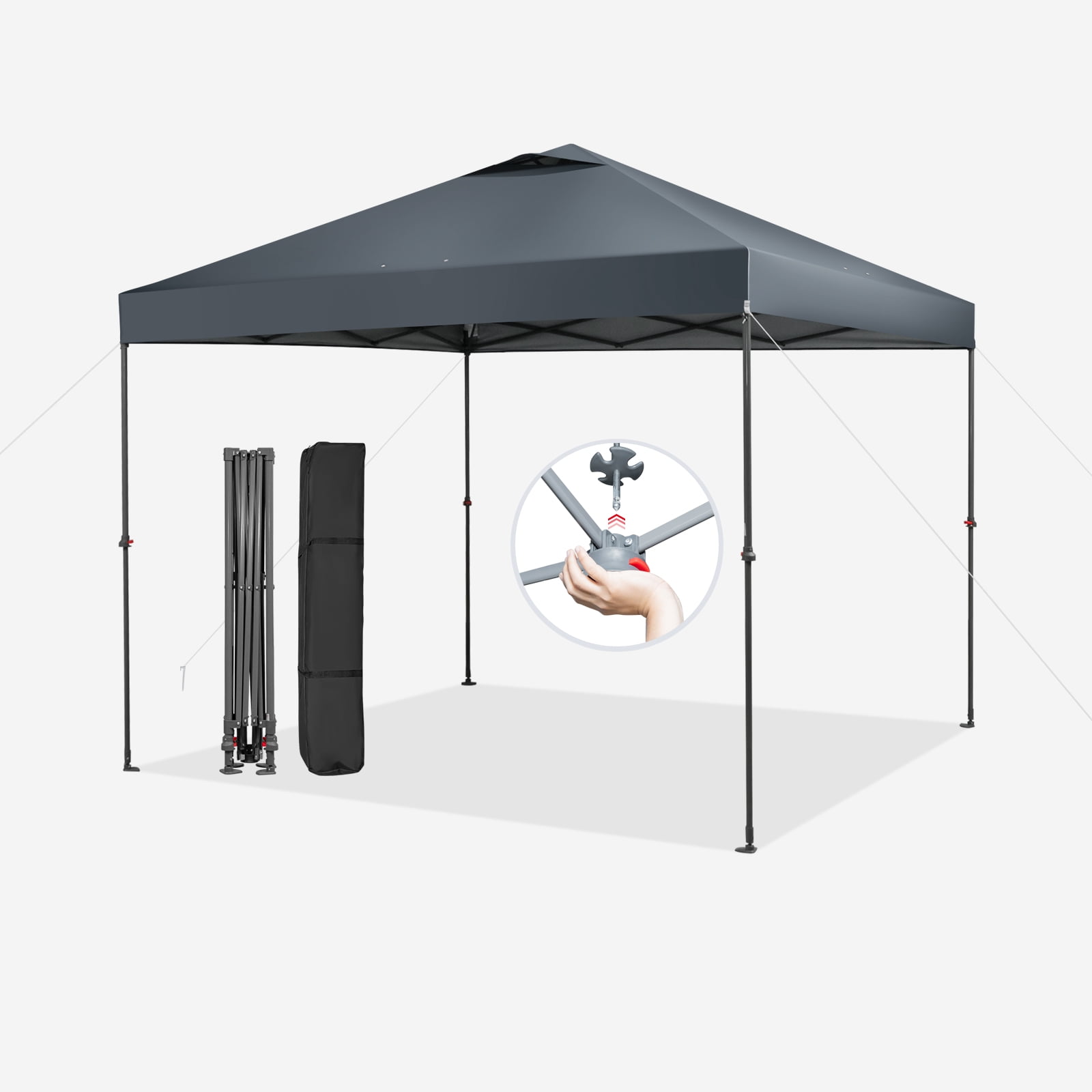 Vicamelia 10' x 10' Outdoor Pop-up Canopy, Instant Folding Portable ...