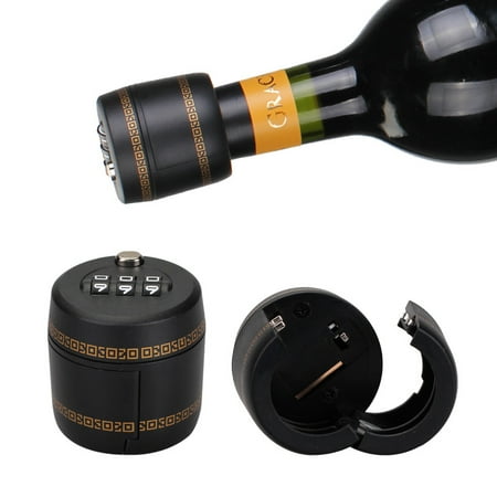 (3 Pack) Combination Lock for Wine & Liquor Bottle-Wine Whiskey Bottle ...