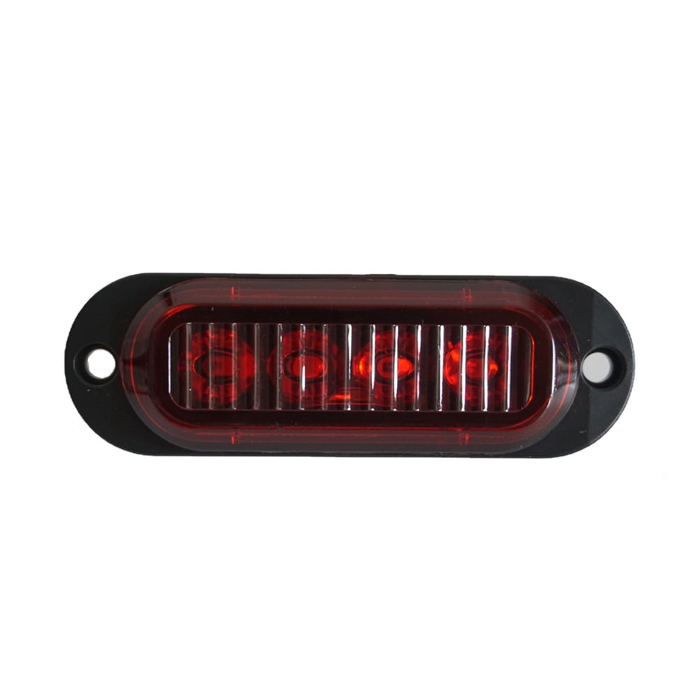Luces Estroboscópicas de Emergencia LED YONGSHENG 4 Piezas Rojo ...