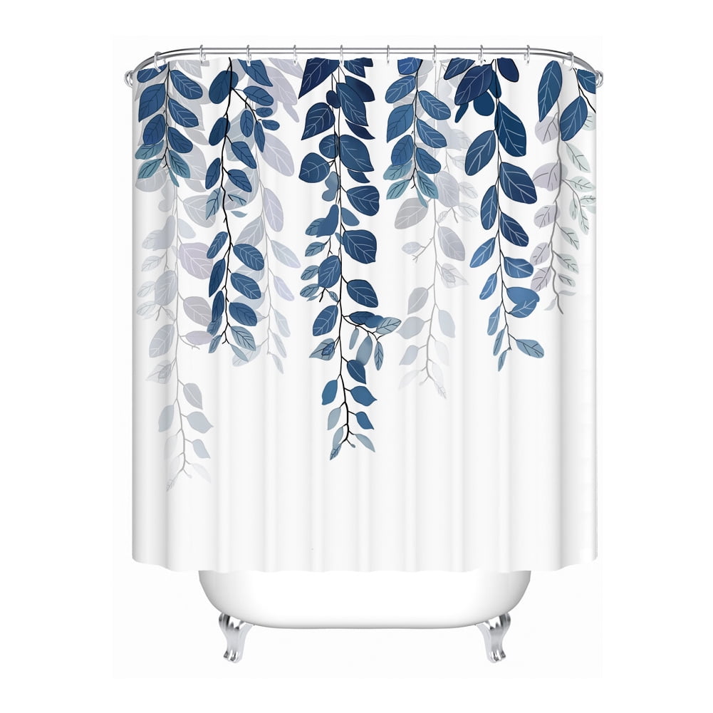 CSCHome Shower Curtain Summer Leaves Bath Curtain 70.9x70.9inch the ...