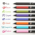 Writech Retractable Gel Ink Pens Multi Colored 0.7mm Medium Point ...