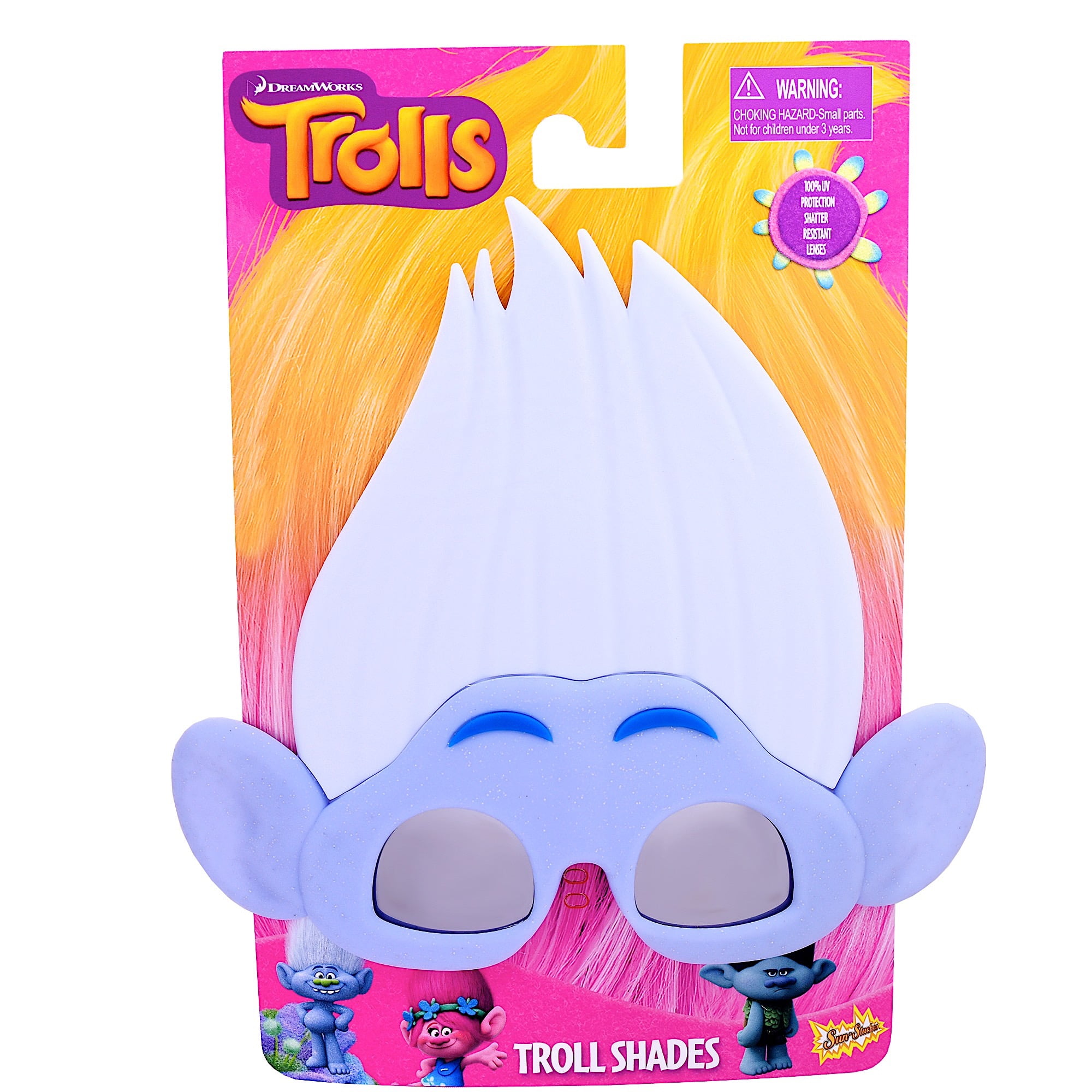Sun-Staches Sunglasses Trolls Guy - Walmart.com