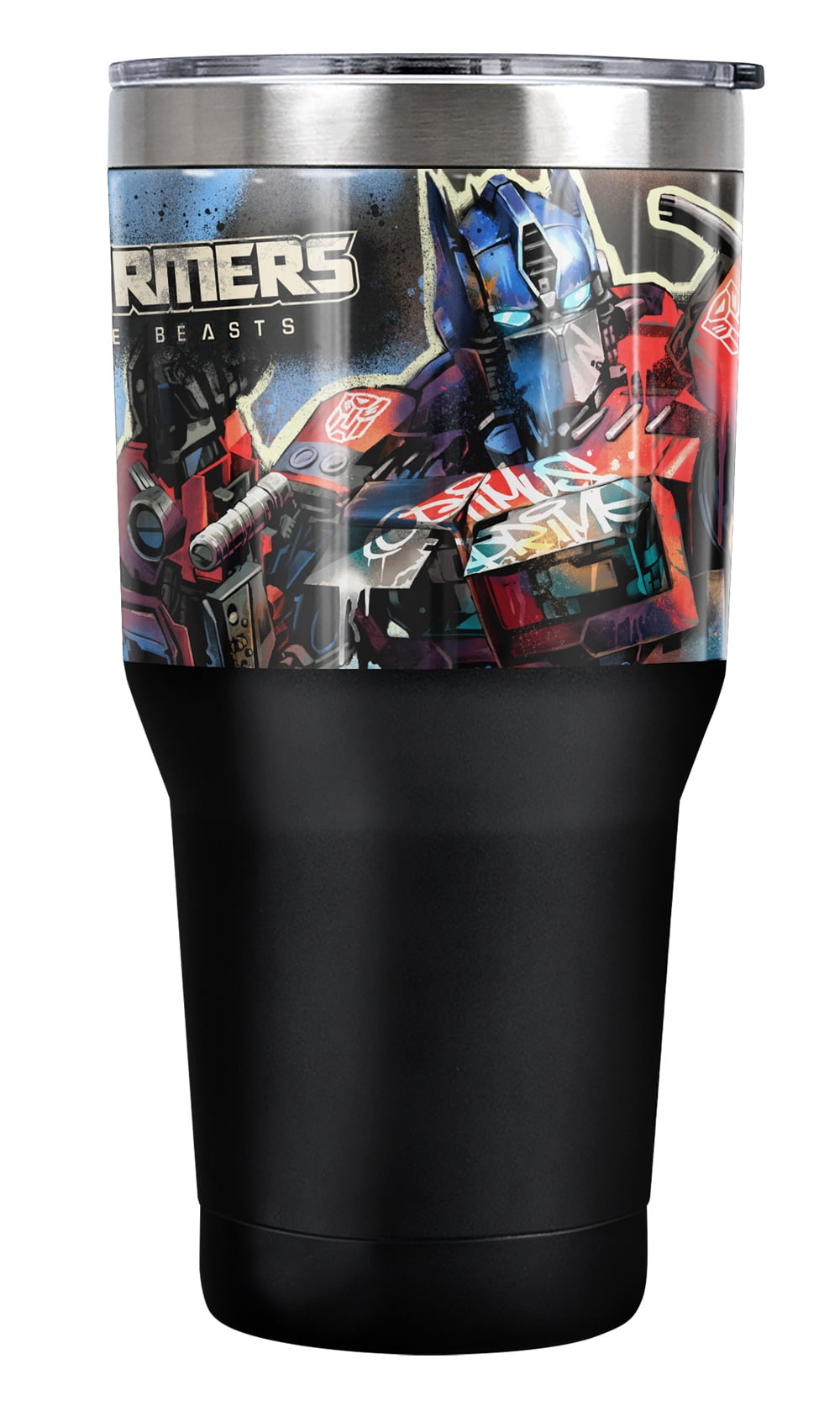 Transformers: Rise Of The Beasts Official Prime And Primal Mural 30 oz ...