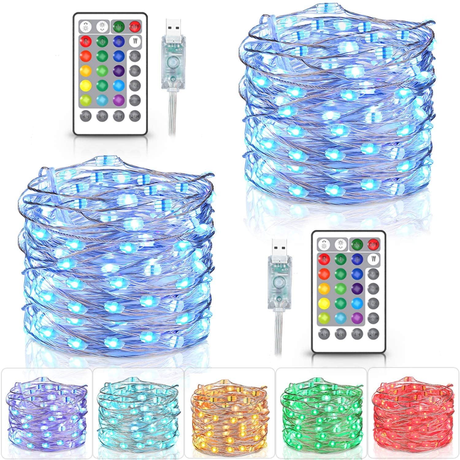Click here for Reiche 2 Pack 100 Led 10m Christmas Lights Usb Pow... prices