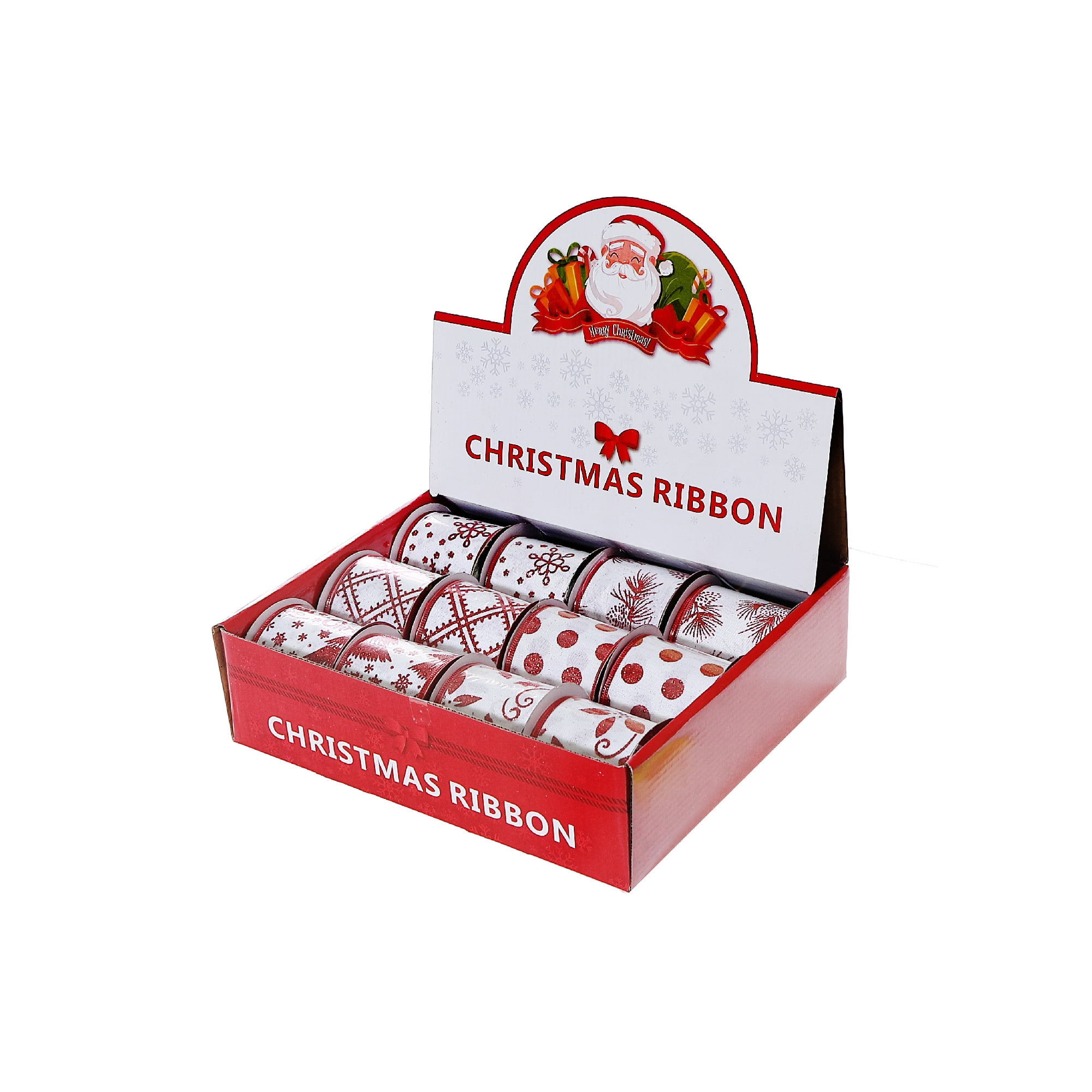 Click here for Ih Casadécor Assorted Red & White Ribbon (2.5 X 3... prices