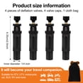 Adjustable Tire Deflator Kit (10-30 PSI) Automatic Screw on Air Down ...