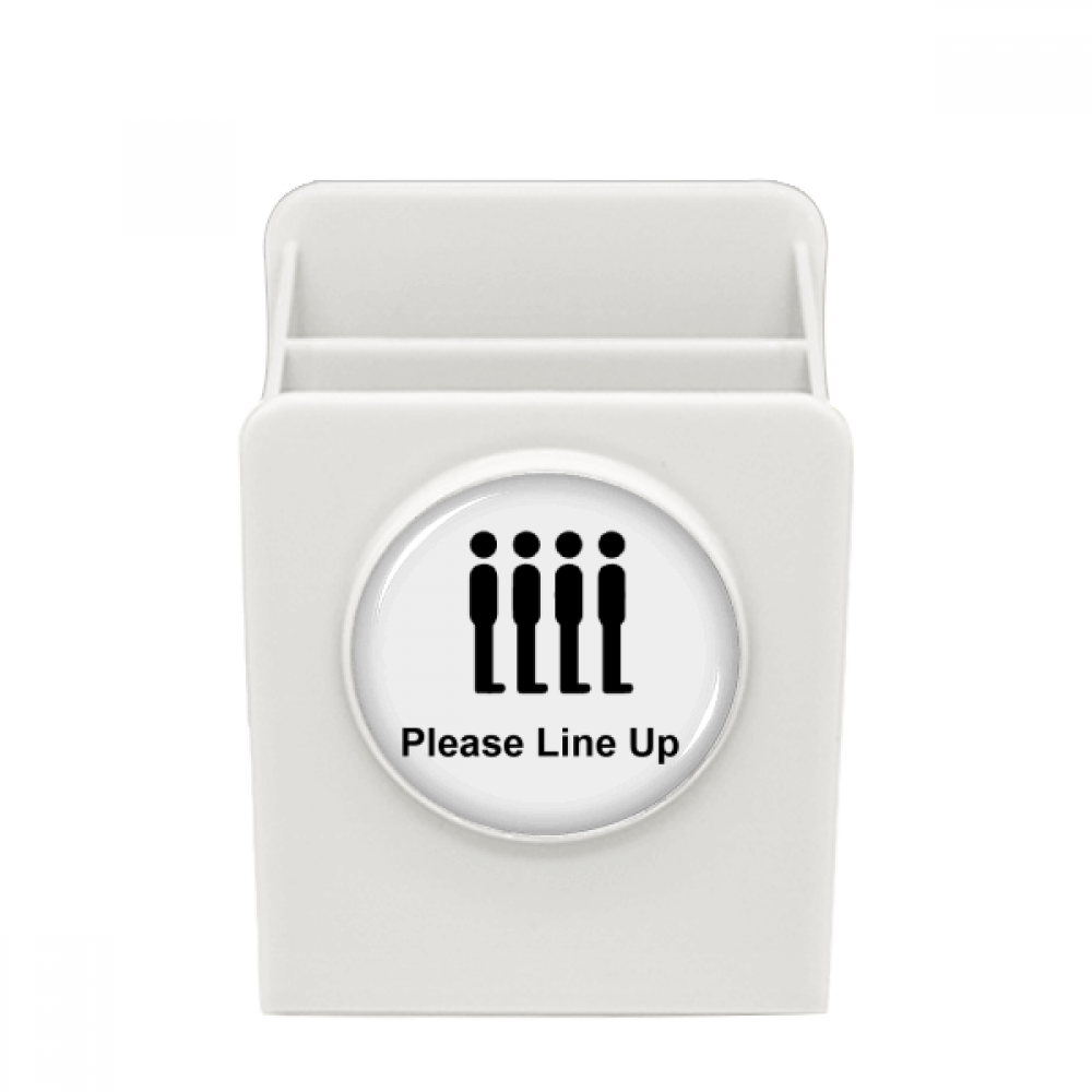 Please Line UP Black Symbol Desk Pencil Holder Cup Pen Organizer ...