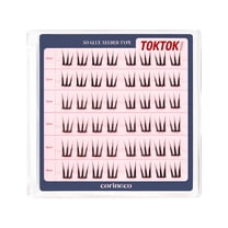 CORINGCO Toktok Hara Light Self Adhesive False Eyelashes, No Glue ...
