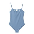 Afdoent Girls One Piece Swimsuits Kids Strappy Hollow Out One Piece ...