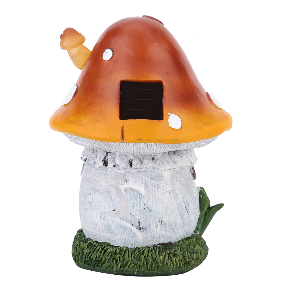 LYUMO Solar Decor Light,Solar Resin Light,1Pc Solar Mushroom House ...