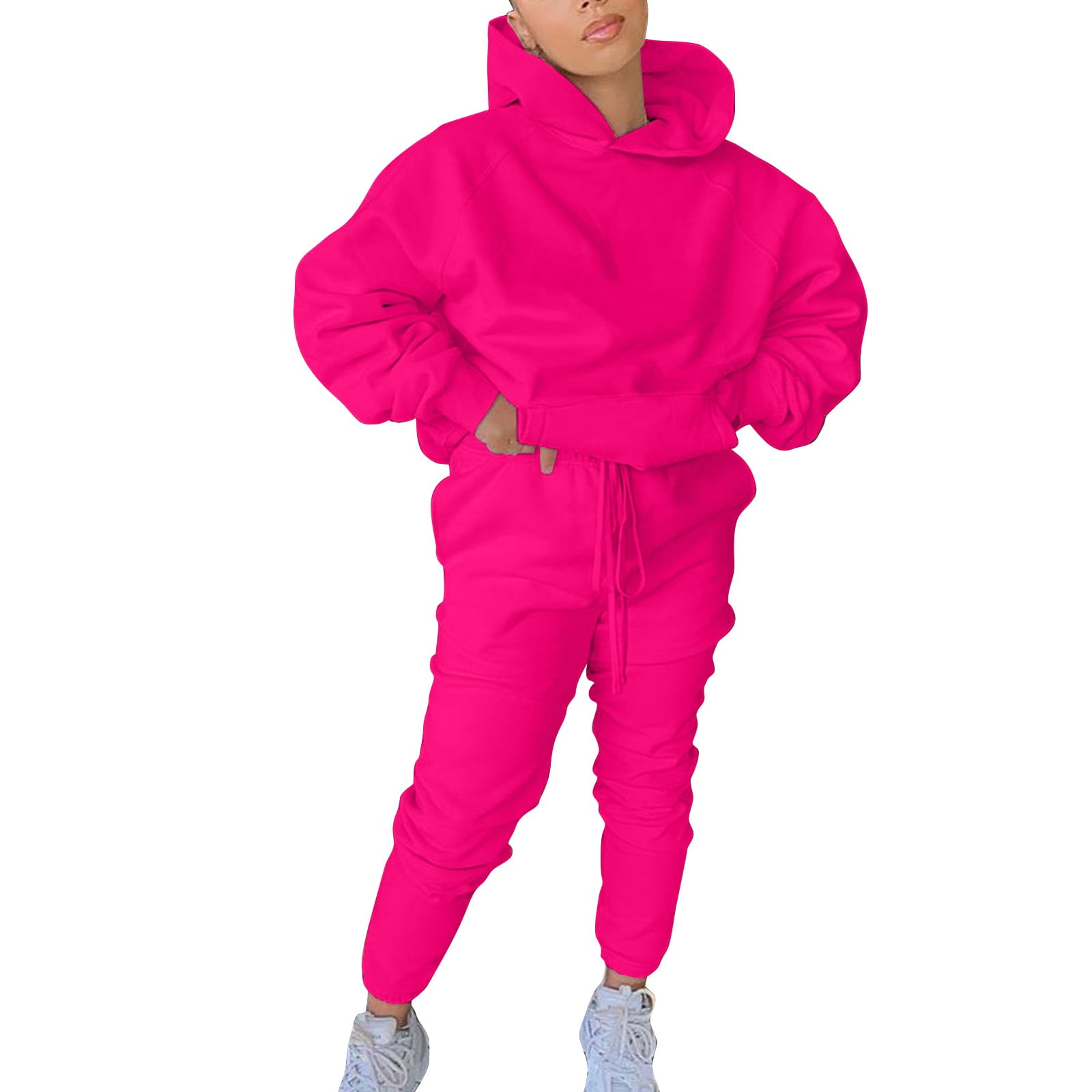 Click here for Prolriy Sweatsuits For Women Ladies Solid Color Sw... prices