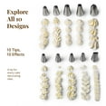 Set of 30, Cake Decorating Icing Piping Tip Set, 10 X-large Decorating ...