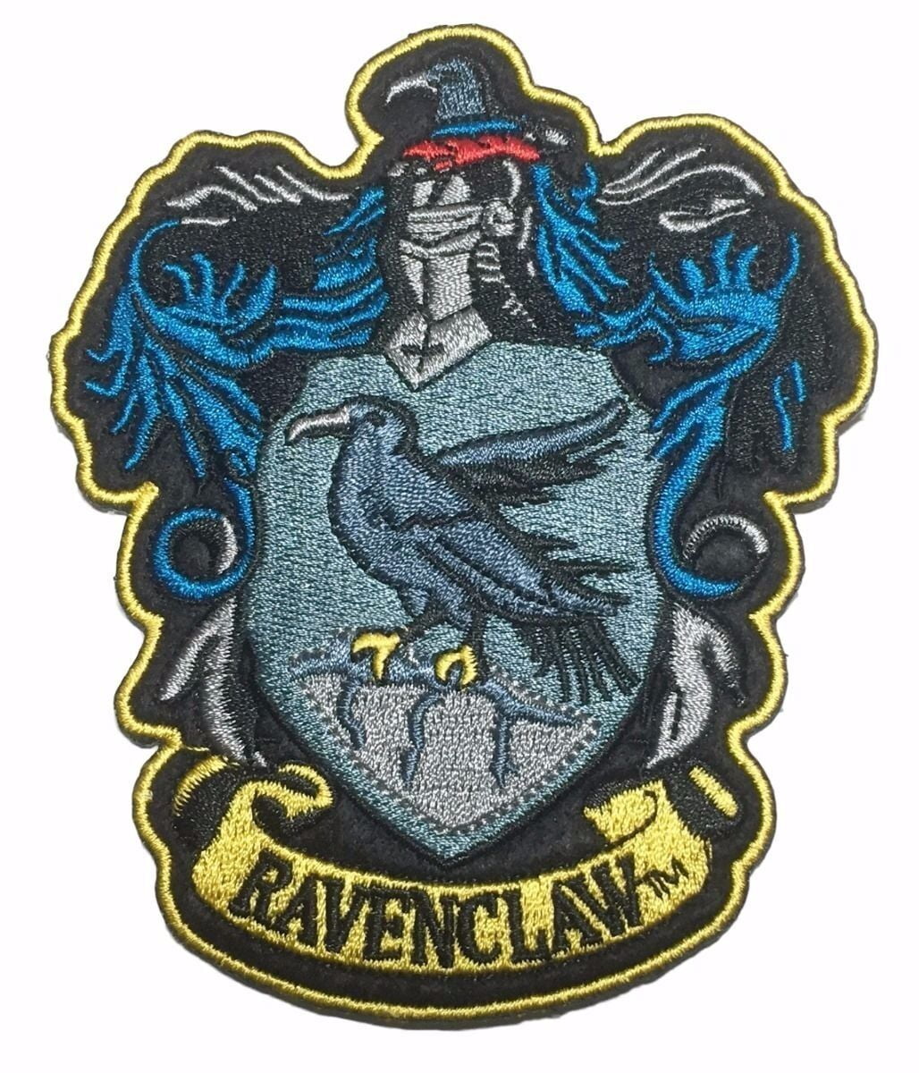 Harry Potter Ravenclaw Lg Version 3 1/2 " Wide Embroidered Patch ...