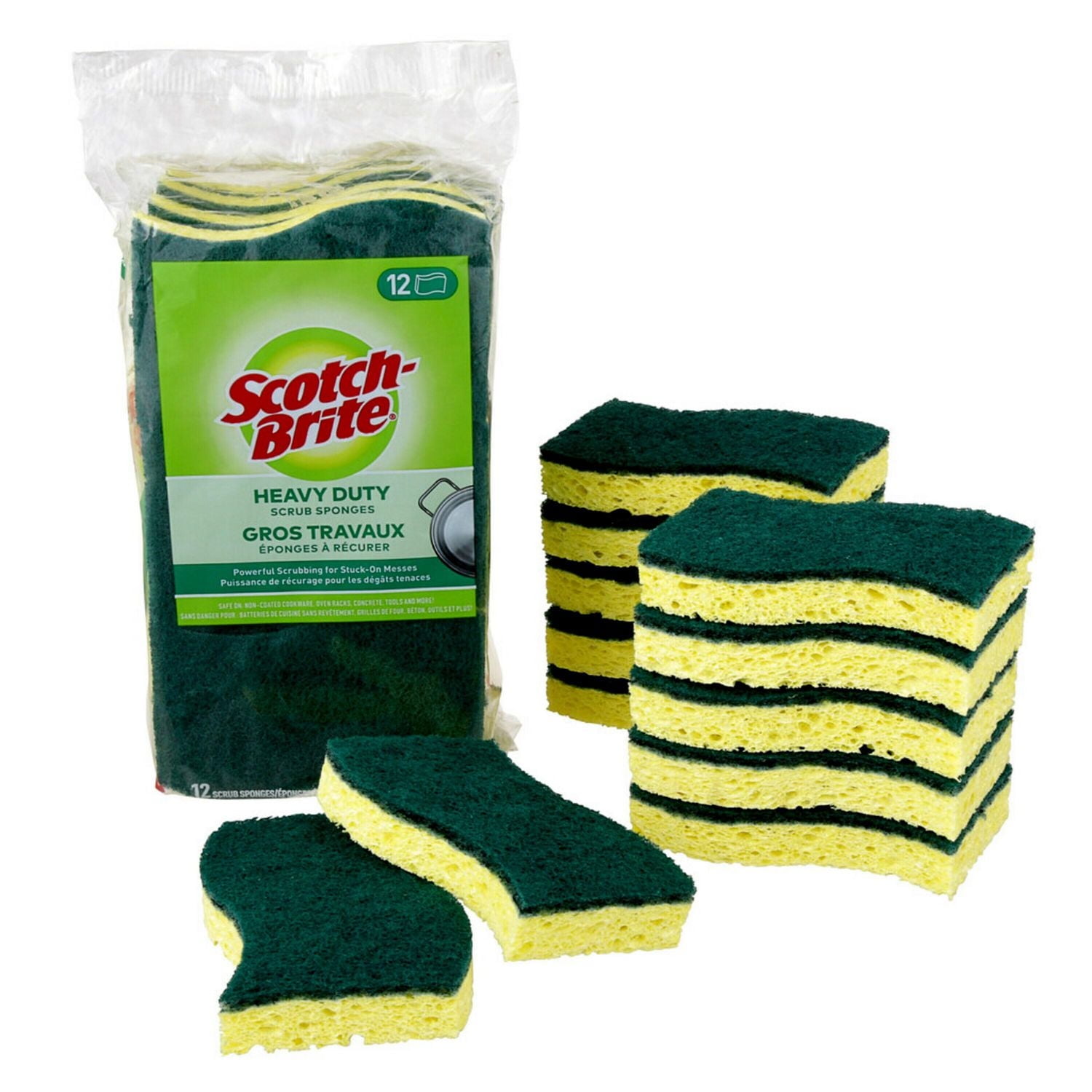 Click here for Scotch-Brite Heavy Duty Scrub Sponge  12/Pack prices