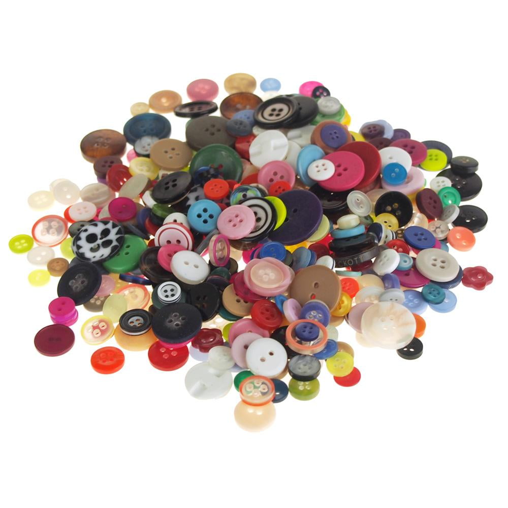 Assorted Mixed Color Buttons Embellishment, 150-Grams - Walmart.com