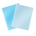 100 Sheets Blue Hues Shimmer 8.5" x 11" Cardstock Paper by ...