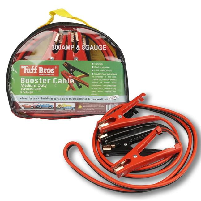 DDI 2333173 300amp 8 Gauge Car Booster Cable - 10ft Case of 12 ...