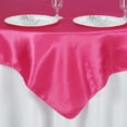 Efavormart 60" SATIN Square Tablecloth Overlay For Wedding Catering ...