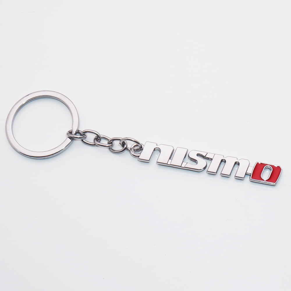 Universal Chrome Nismo Logo Alloy Car Keychain Ring Decoration Gift ...