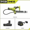 Ryobi P3410KN 18-Volt ONE+ Lithium-Ion Cordless Grease Gun Kit with 1.3 ...