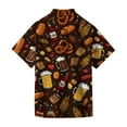 Bavarian German Oktoberfest Themed Short Sleeve Shirt, Mens Beer ...
