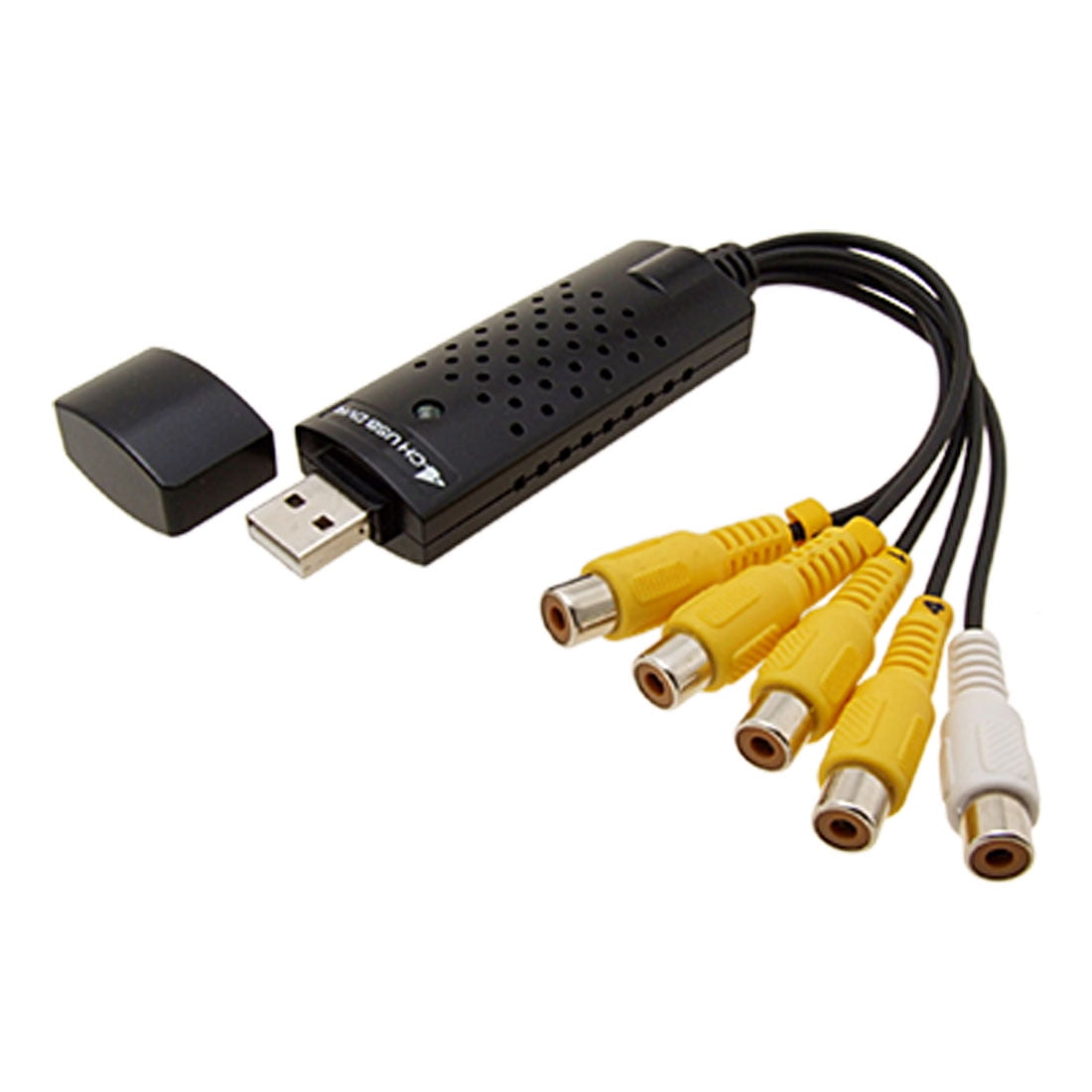 4 Channels USB RCA DVR CCTV Surveillance Videos Capture - Walmart.com