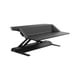Lotus Sit-Stand Workstation 32.75w x 24.25d x 5.5 to 22.5h, Black ...