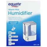 Equate Warm Mist Top Fill Humidifier, Filter Free, 1.3 Gallon, HSA/FSA ...