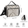 11.8×9.6in Large Capacity Rectangular Lunch Bag Durable Storage ...