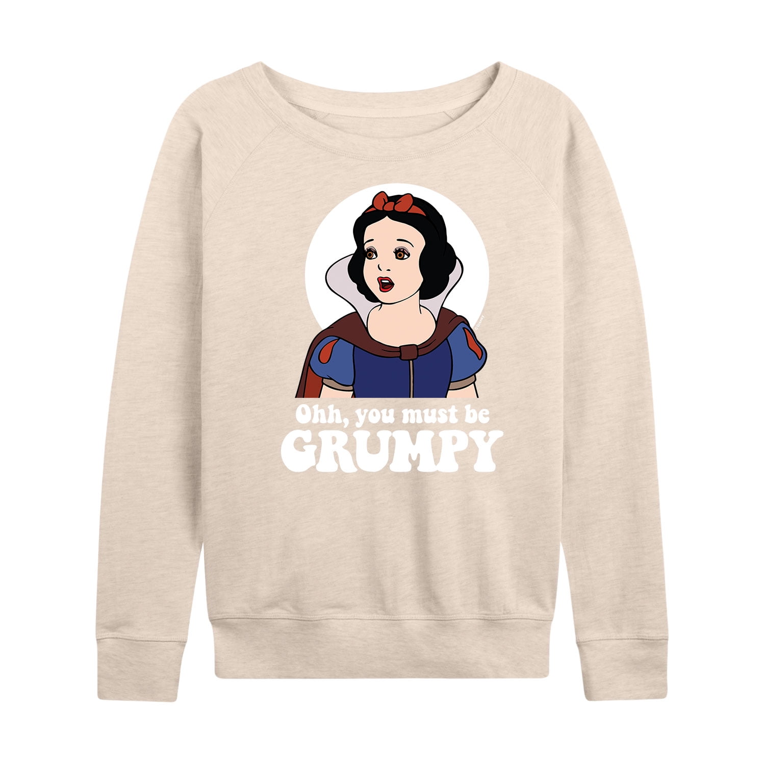 Disney Princess - You Must Be Grumpy - Women's Lightweight French Terry ...