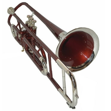 pBone Plastic Trombone - Red - Walmart.com