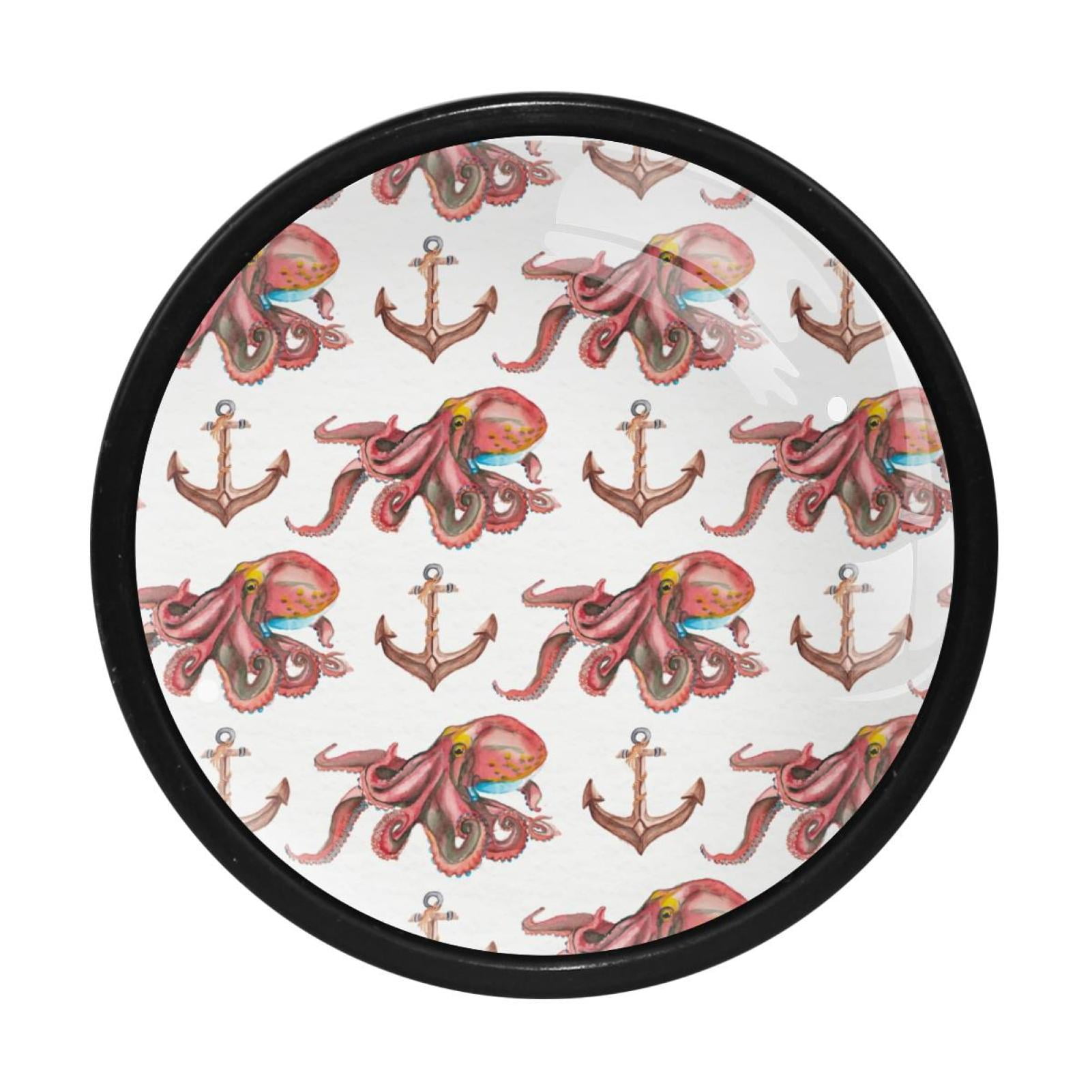 4 Pcs Octopus Knobs for Kitchen Cabinet Cupboard Dresser Bookcase ...