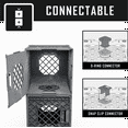 UbeCube Stackable Modular Collapsible Storage Crate, Gray - Walmart.com