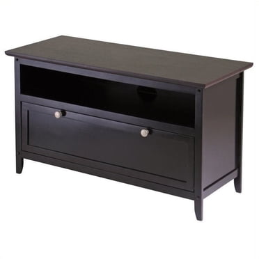 Winsome Wood Zara TV & Media Stand, Espresso Finish - Walmart.com