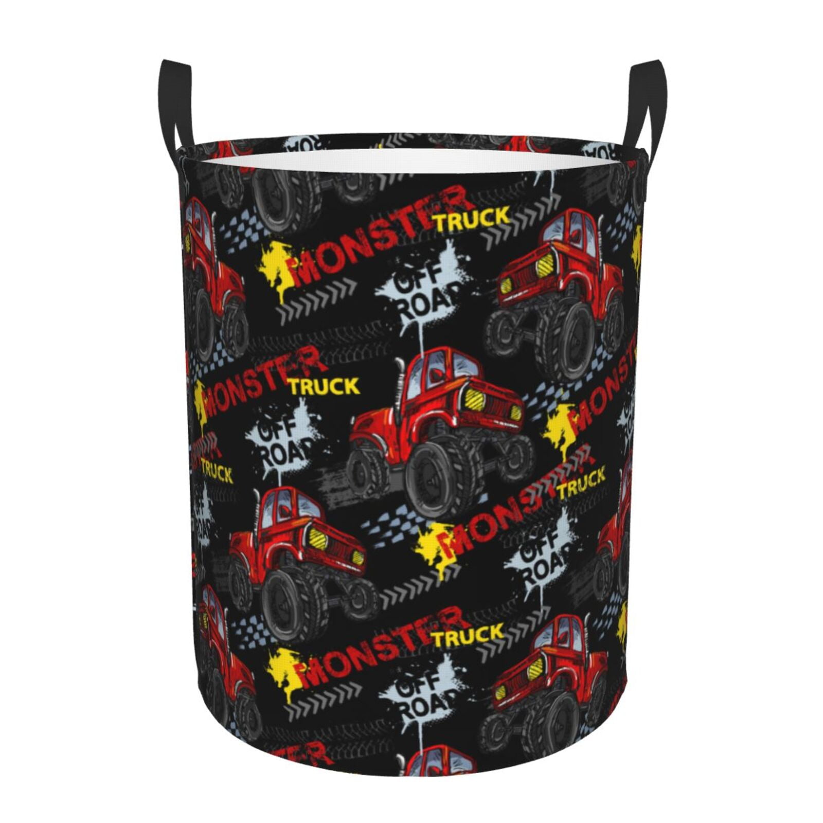 Fotbe Monster Truck Cesto de Ropa con Asas, Cesto Impermeable de Gran ...