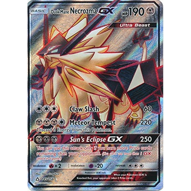 Pokemon Melena Anochecer Necrozma GX 145/156 Arte Comp | Walmart en línea