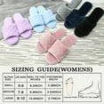 LORDFON Open Toe Womens Slippers Slip-On House Slippers with Memory Foam - Walmart.com