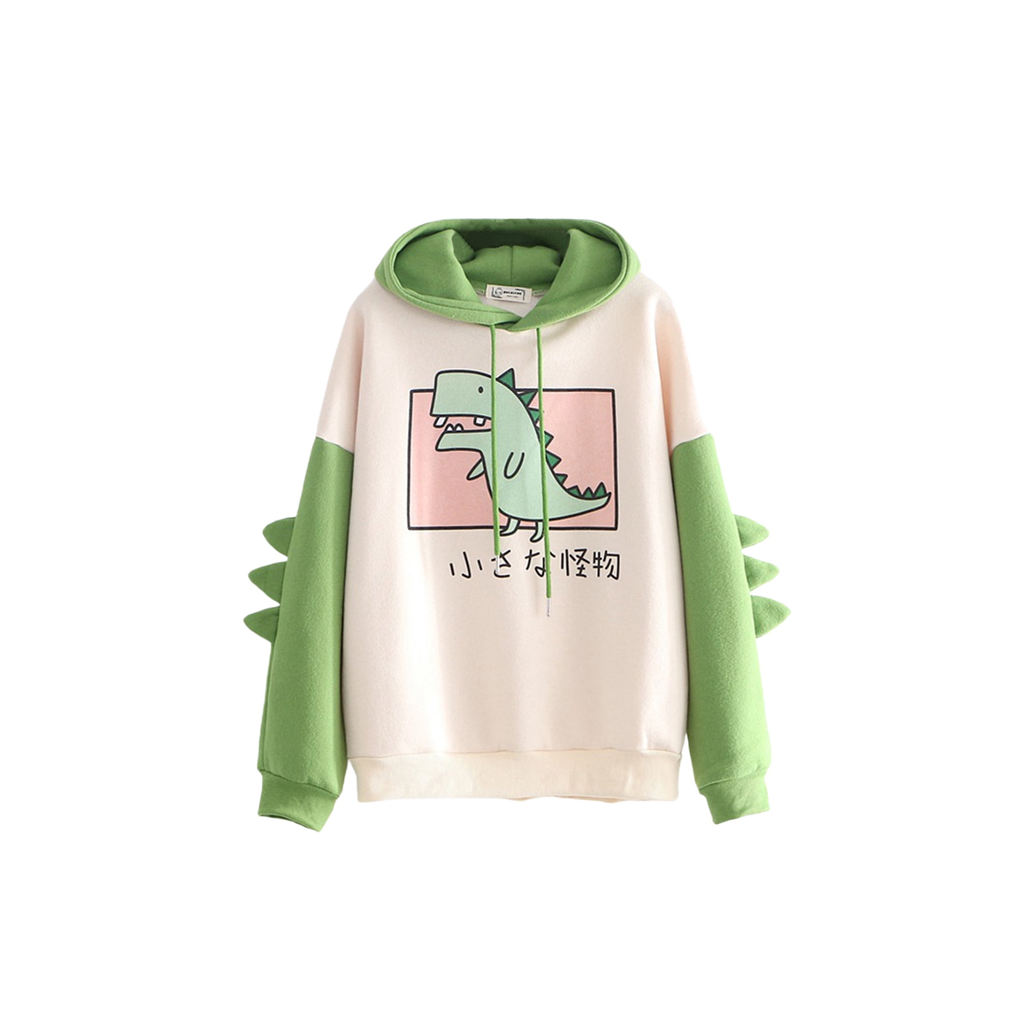 Click here for Fortune Women Dinosaur Print Hoodie Long Sleeve Dr... prices