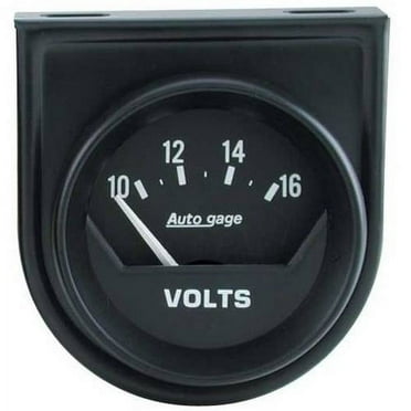 AUTO METER 2587 2IN HOURMETER, 8-32 VOLTS SSE, CHROME - Walmart.com