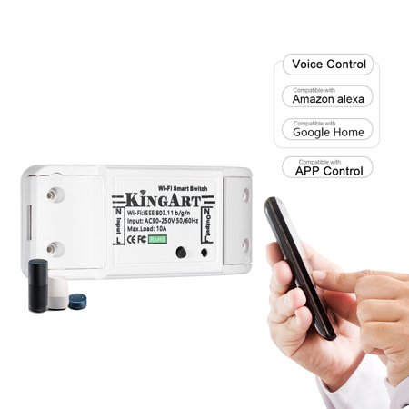 Smart Wi-Fi Switch Wireless Breaker Voice/ APP Control Compatible with ...