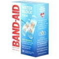 Band-Aid Brand Water Block Clear Waterproof Adhesive Bandages, 30 Ct ...