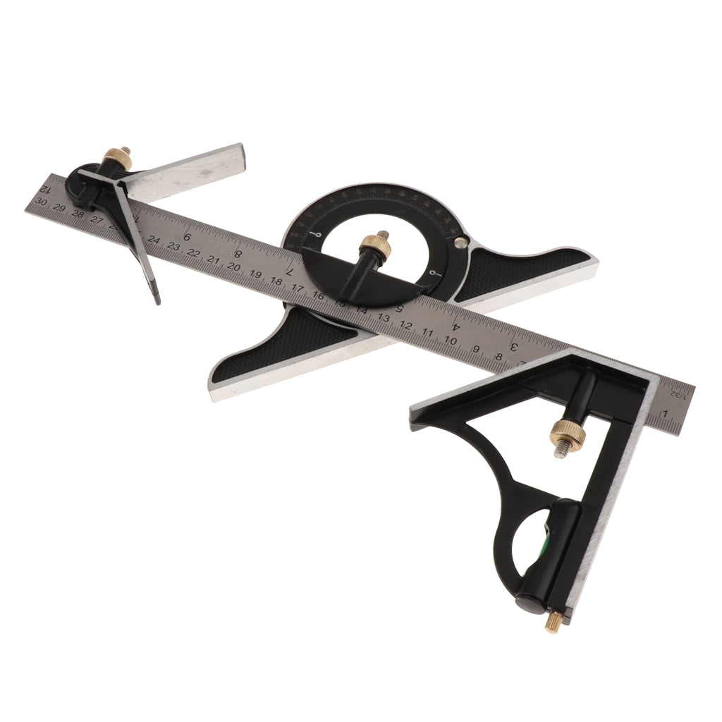 Regla Multi Combinación Buscador de ángulo cuadrado Transportador de ...