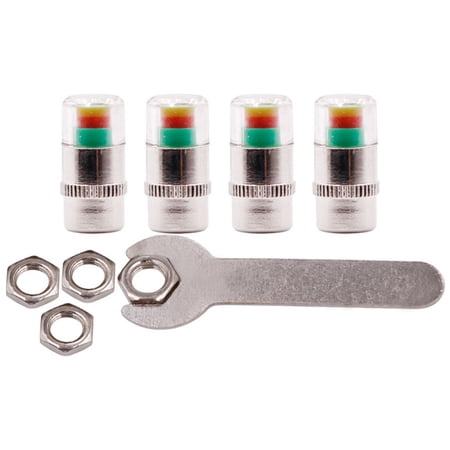 Tire Pressure Detection Cap 4PCS 36PSI/2.4Bar Tire Pressure Caps with ...