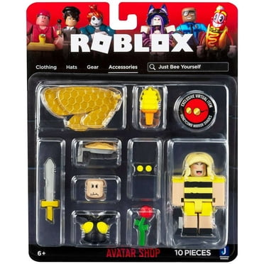 Roblox Avatar Shop - Bacon Hair Action Figure Pack with Accessories ...
