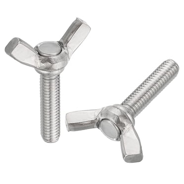 10pack M8-1.25x20mm Wing Butterfly Screws Bolts, 304 Stainless Steel ...