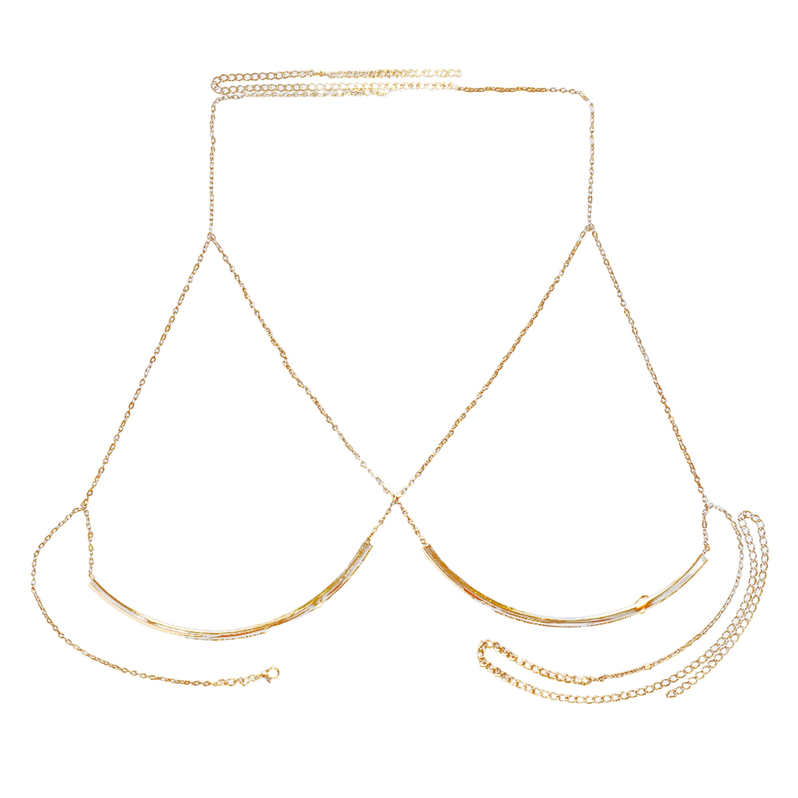 Click here for Visland Women Chest Chain Body Chain Body Jewelry... prices