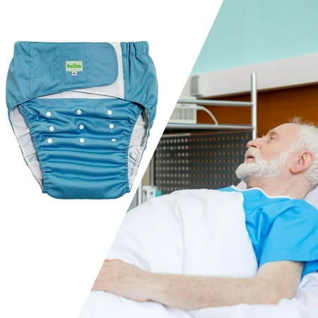 Adult Fabric Diaper Reusable Waterproof Washable Under Diaper ...