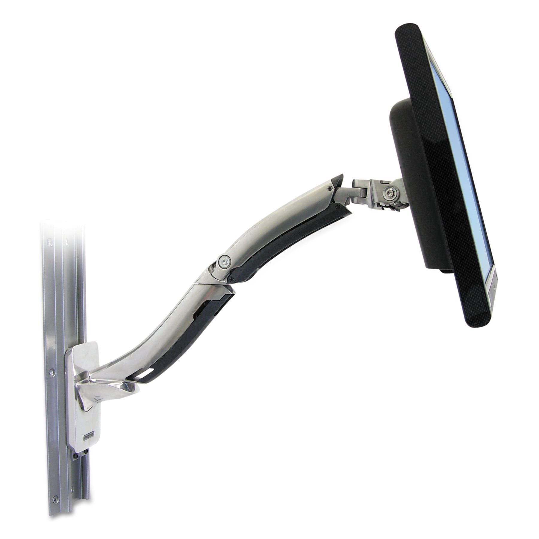 Ergotron MX LCD Mount Arm, Wall Mount, Polished Aluminum - Walmart.com ...