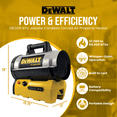 DeWalt 68,000 BTU Indoor/Outdoor Portable Jobsite Forced Air Propane ...