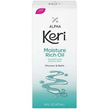Alpha Keri Shower and Bath Moisture Rich Oil 8 oz. (Pack of 3 ...